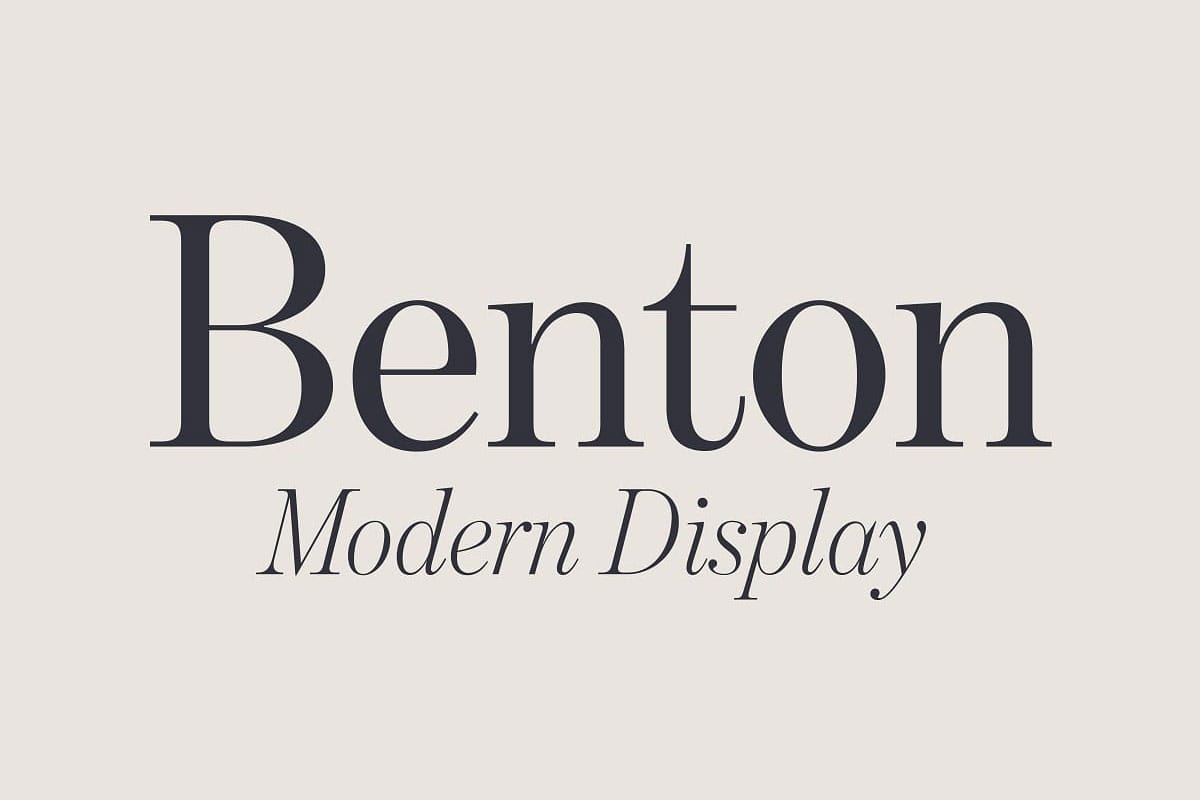 Benton Modern Font Family - Download Free Fonts