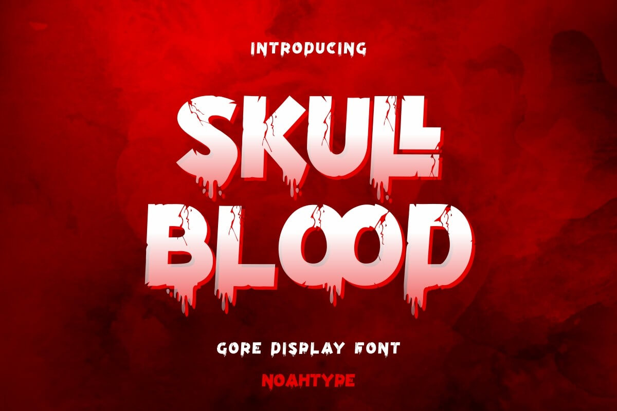 Skull Blood Font - Download Free Fonts