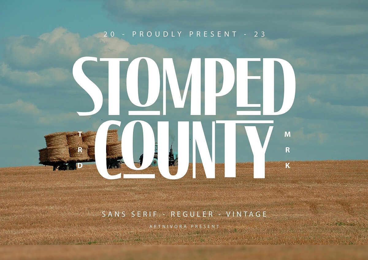 Stomped County Font - Download Free Fonts