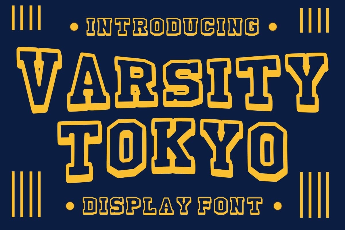 Varsity Tokyo Font - Download Free Fonts