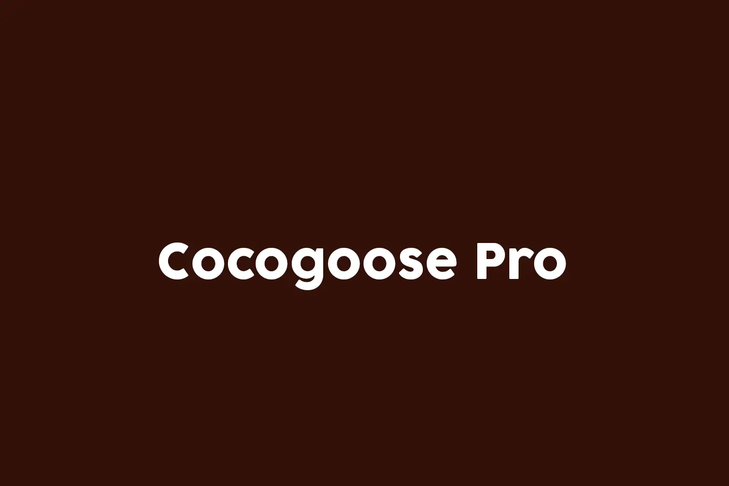 Cocogoose Pro Font Family - Download Free Fonts