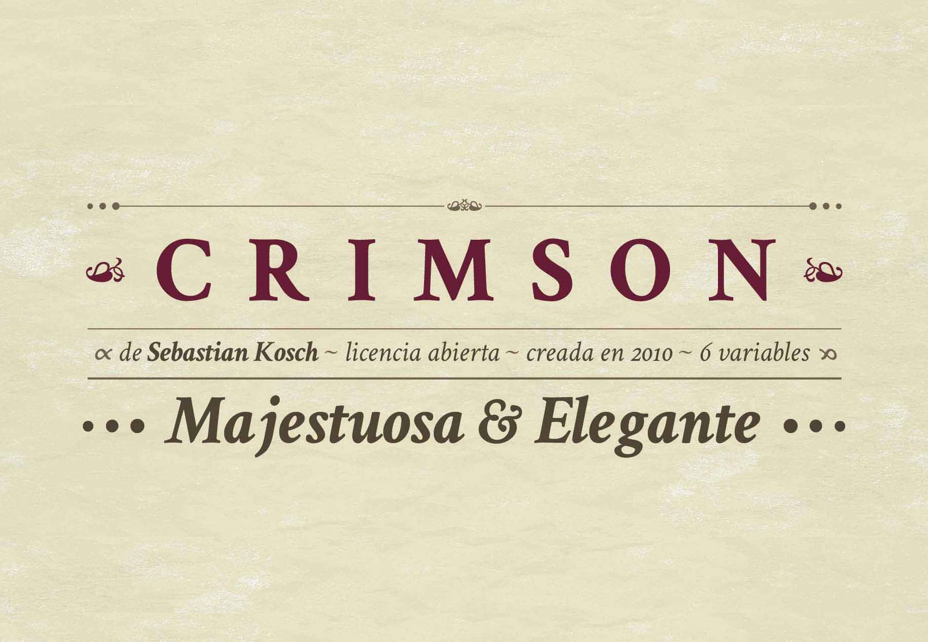 Crimson Text Font Family - Download Free Fonts