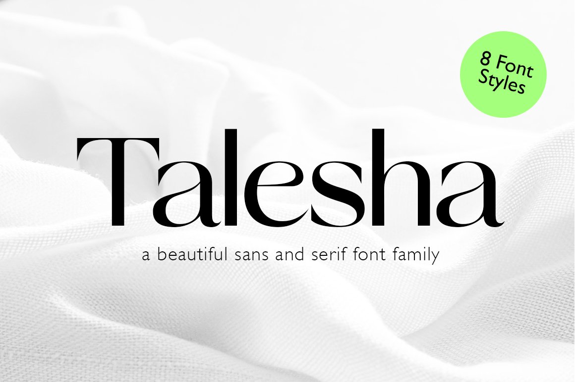 Talesha Font Family - Download Free Fonts