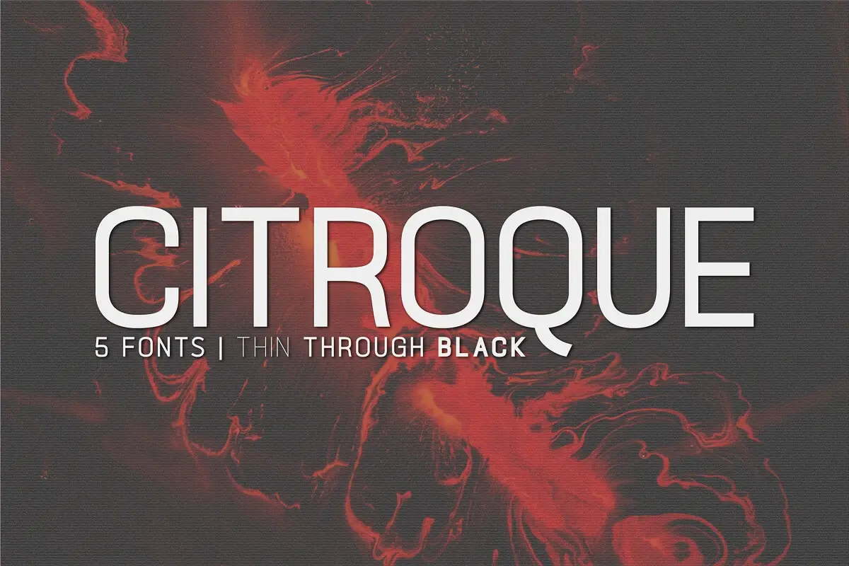 Citroque Font Family - Download Free Fonts