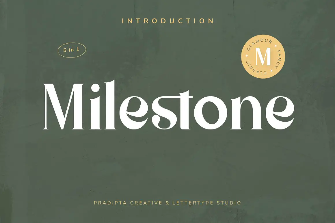 Milestone Font - Download Free Fonts