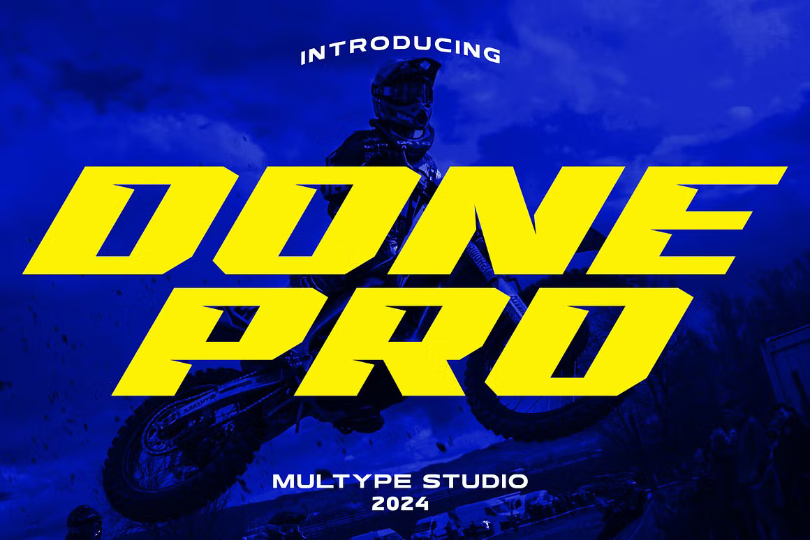 Racing Done Pro Font - Download Free Fonts