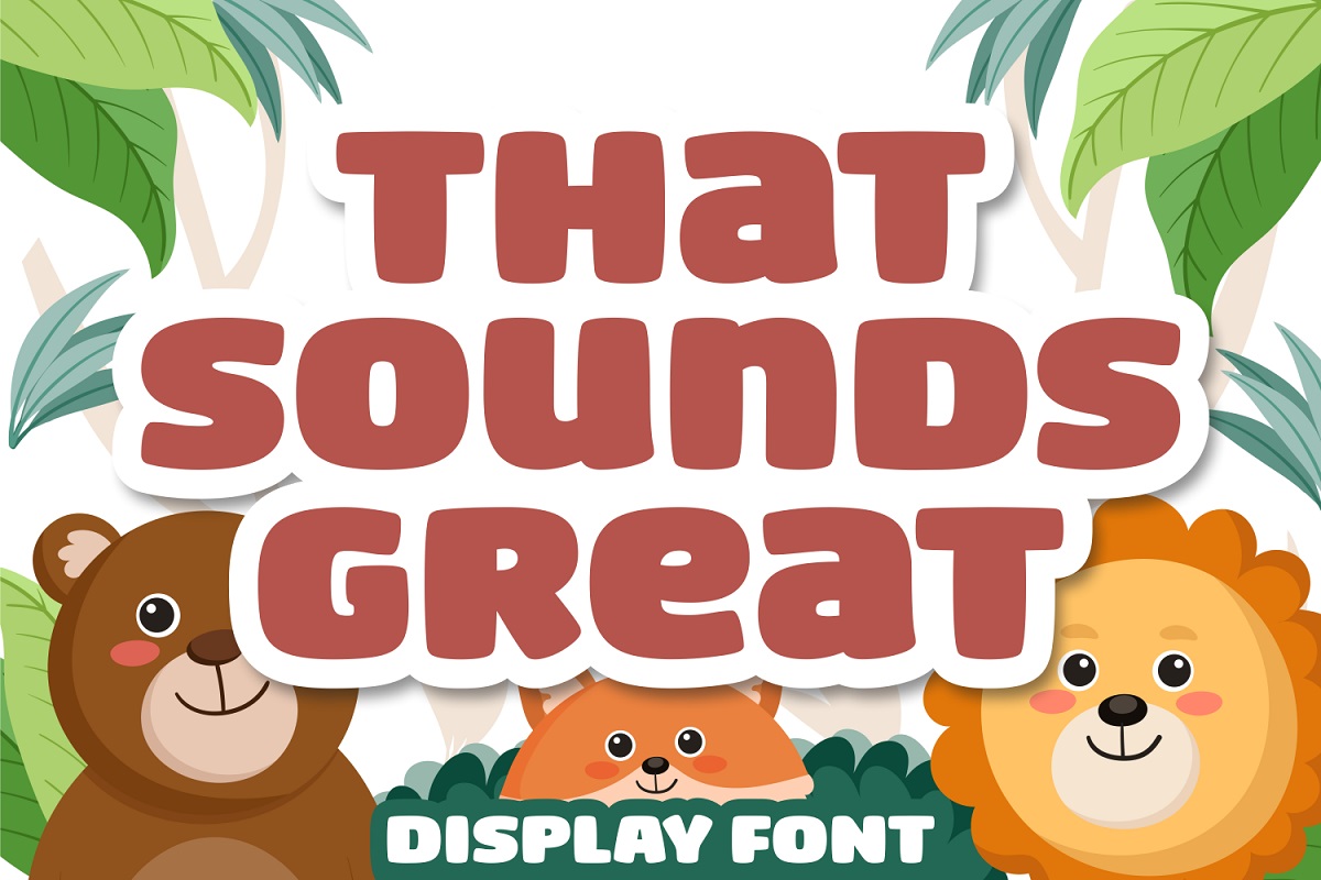 That Sounds Great Font - Download Free Fonts