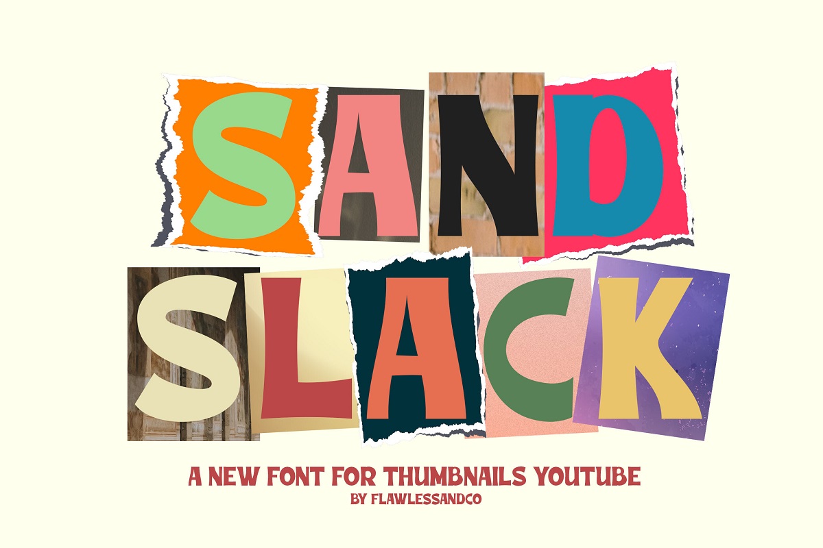 Sand Slack Font - Download Free Fonts