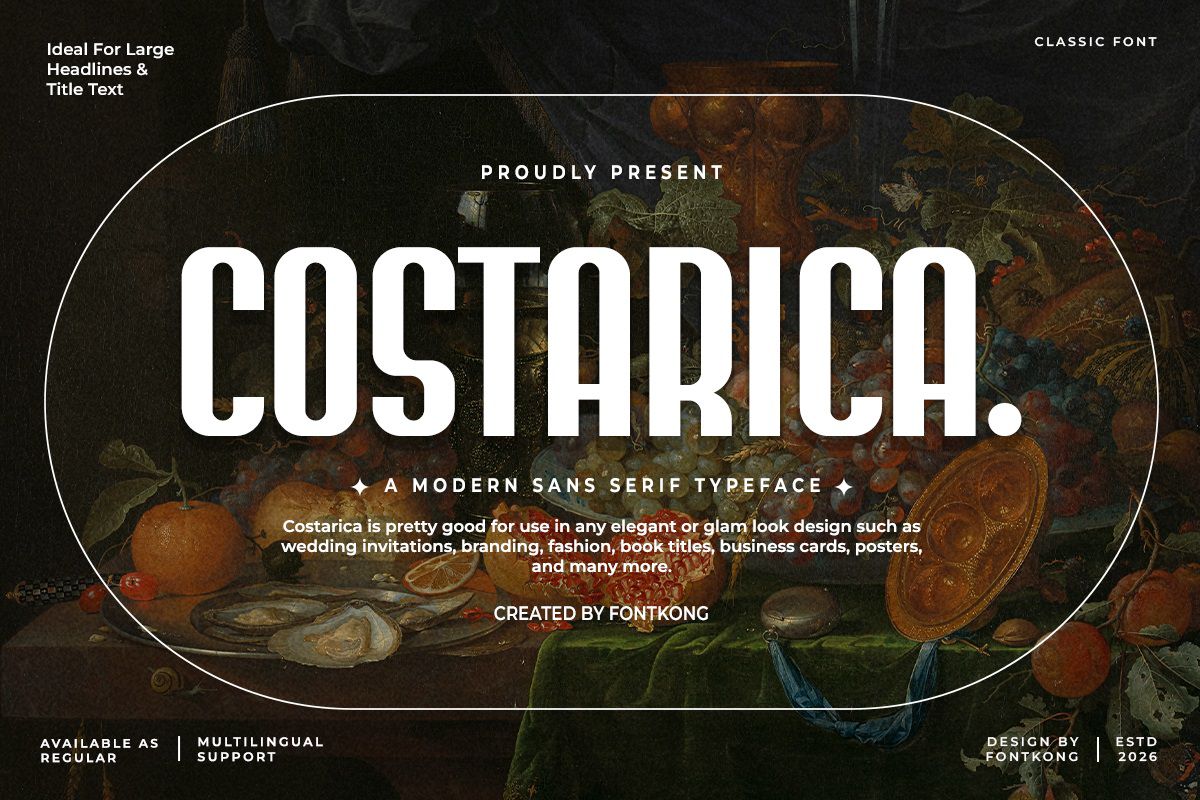 Costarica Font - Download Free Fonts