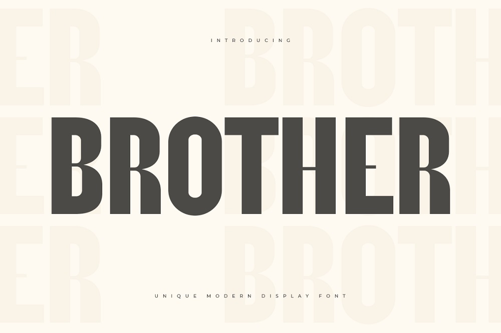 Brother Font - Download Free Fonts