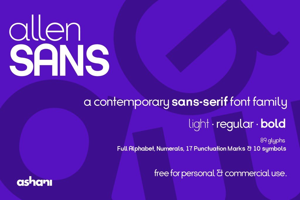 Allen Sans Font - Download Free Fonts