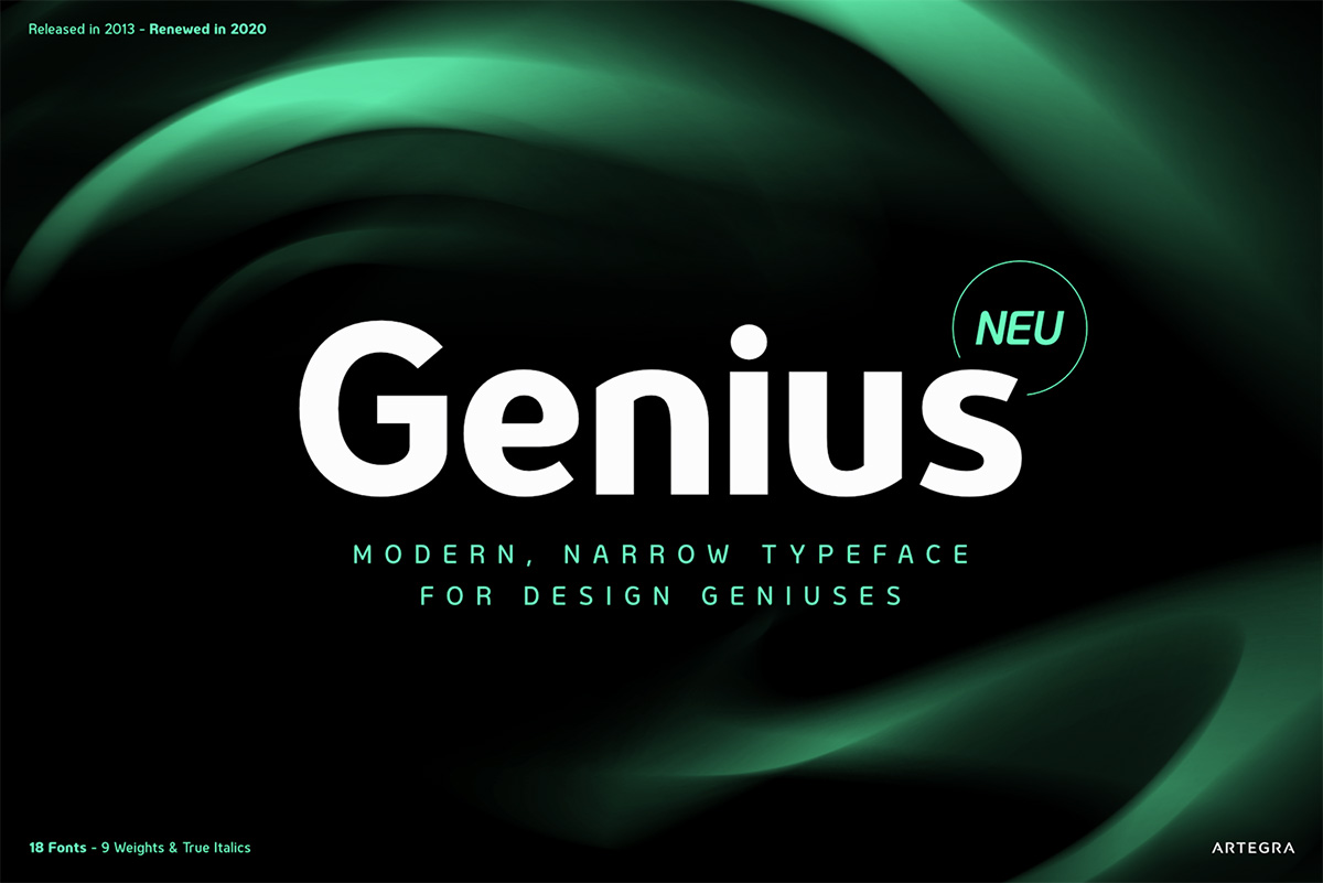 Genius Font Family - Download Free Fonts