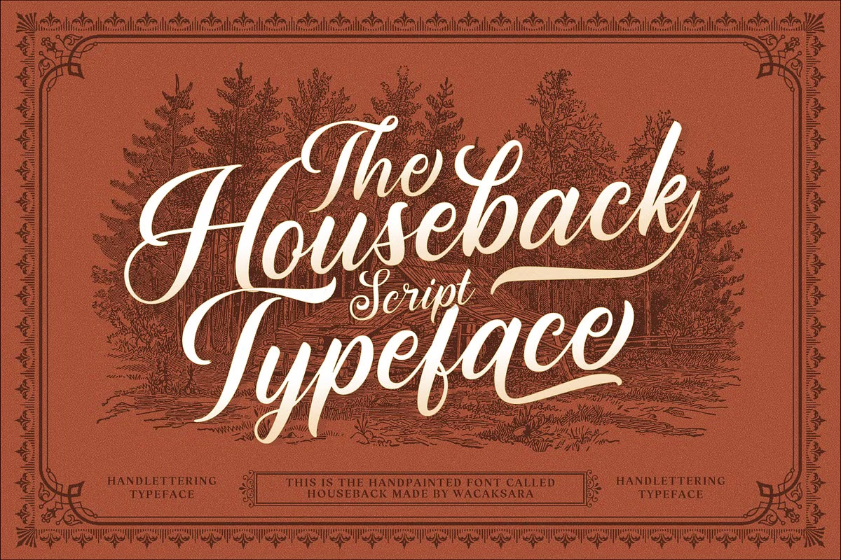 Houseback Typeface - Download Free Fonts